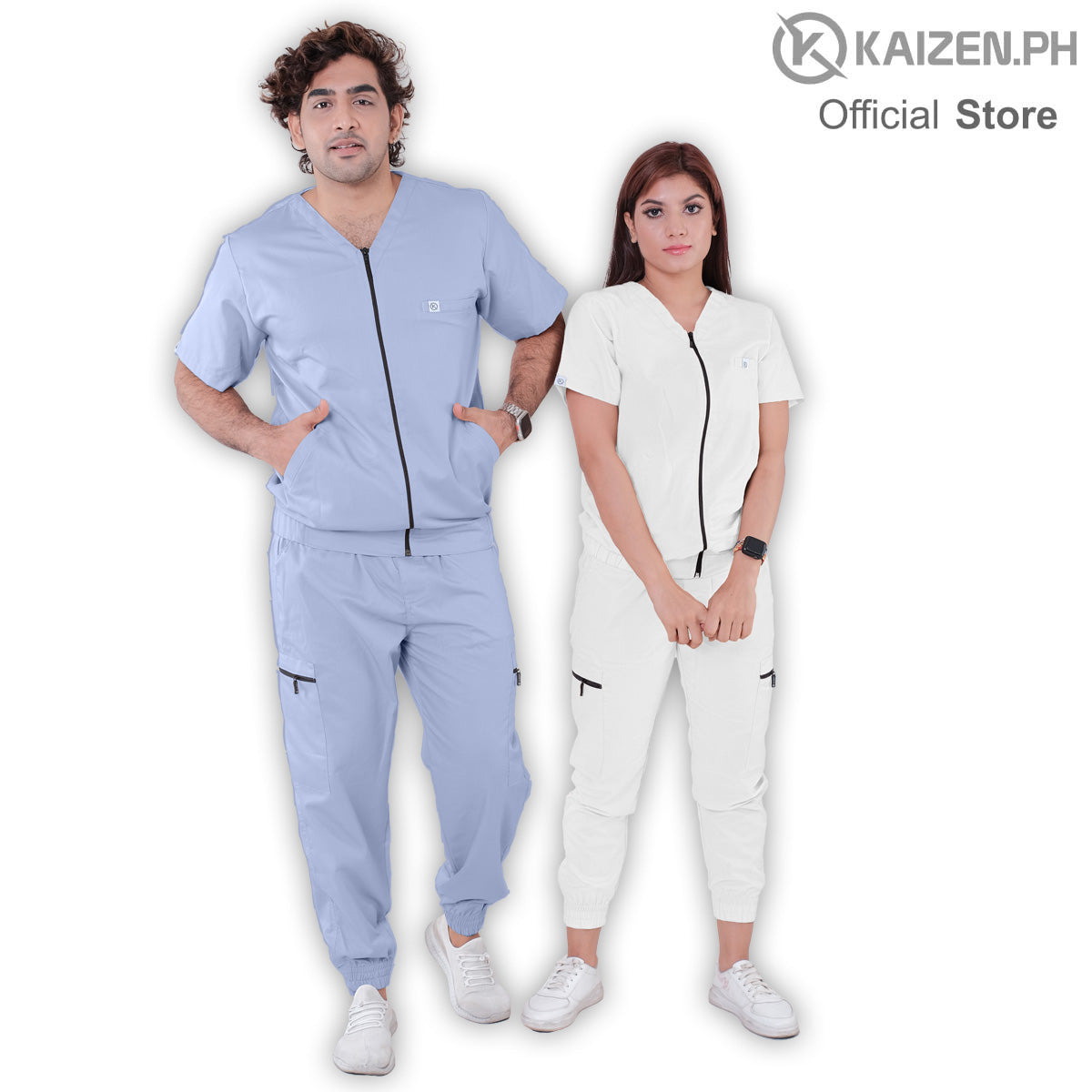 KSS-14 Plain Full-Zipper – Kaizen.PH Healthcare Apparel